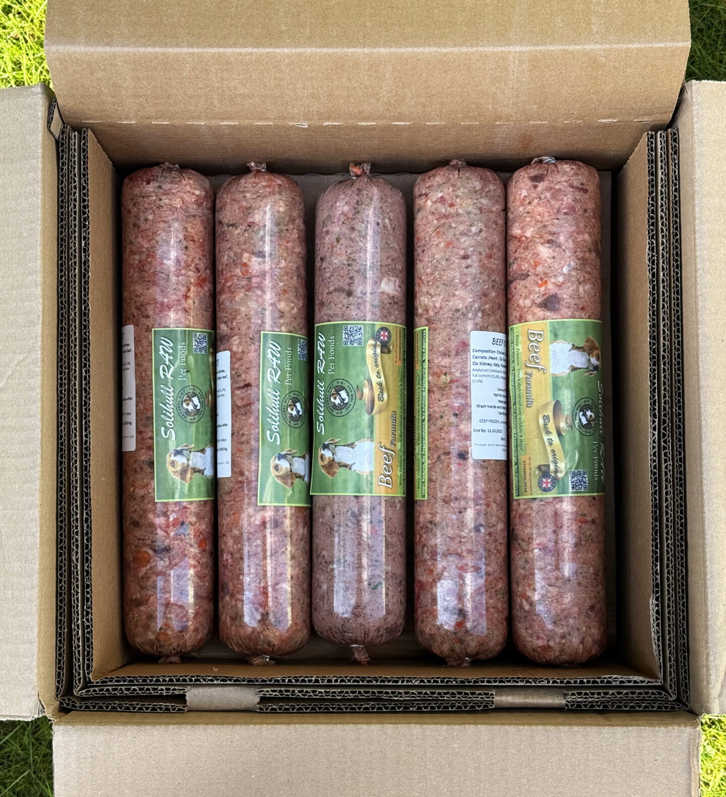 Raw Beef Dog Food (Beef Formula) – Solihull Raw Pet Foods