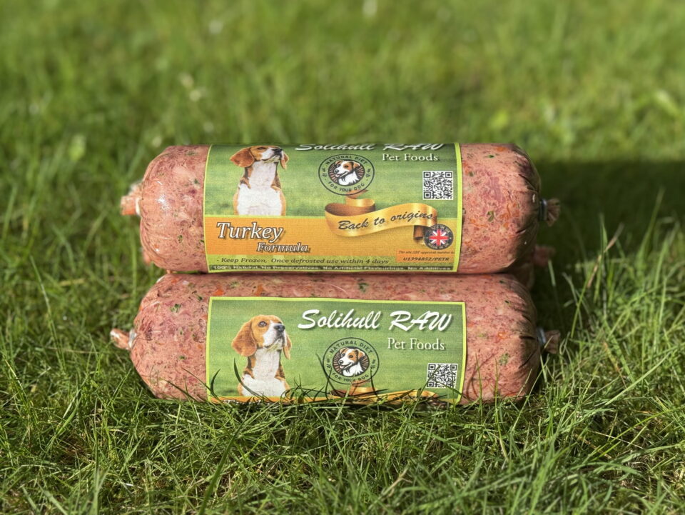 Raw Turkey Dog Food (Turkey Formula) – Solihull Raw Pet Foods